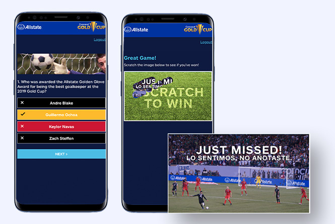 Allstate Gold Cup Trivia Challenge Case Study | Telescope.tv